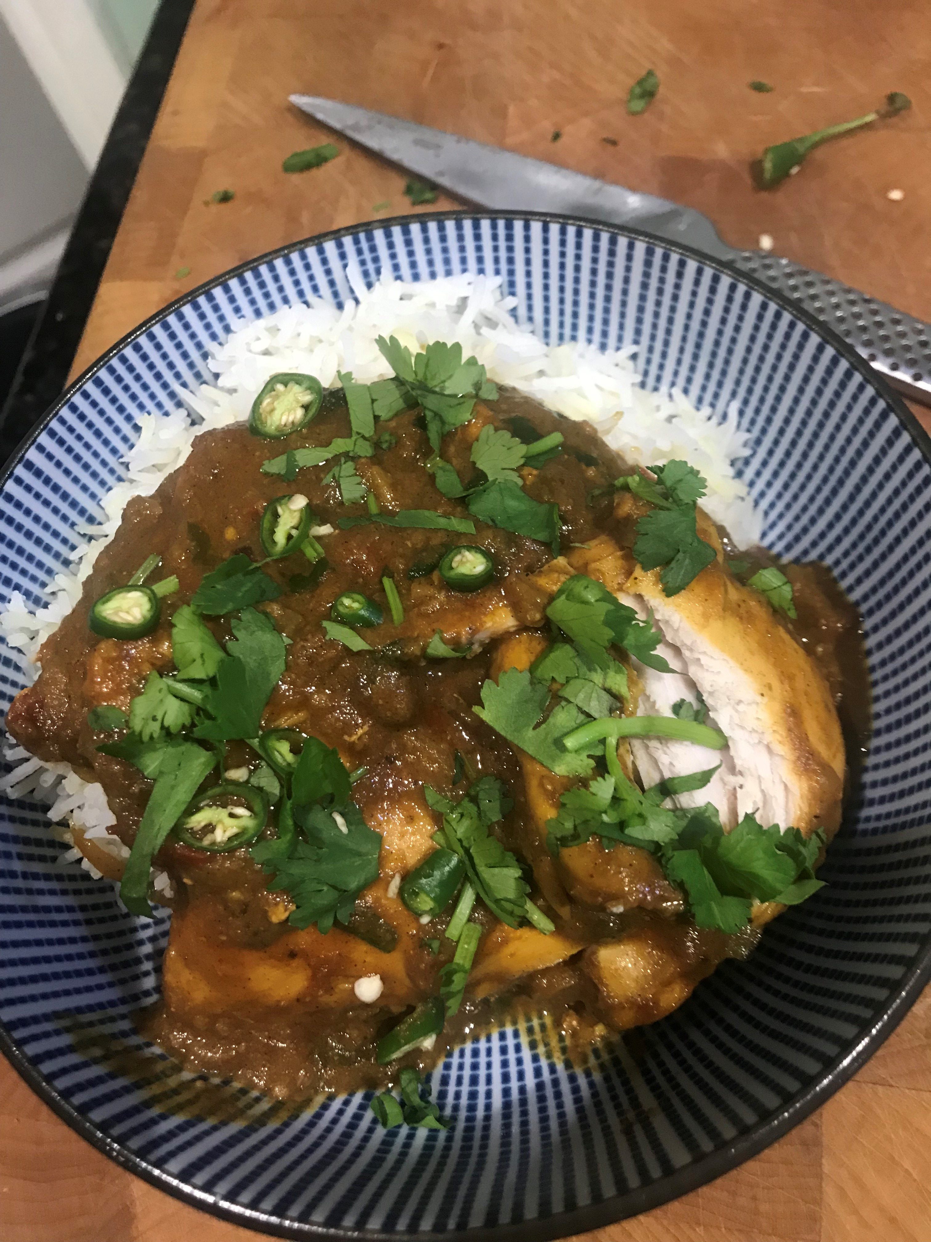 Authentic Home Style Indian Chicken Curry | thekinderbakery